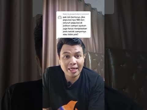 JENIS TEKNIK SAMPLING PADA SKRIPSI ?