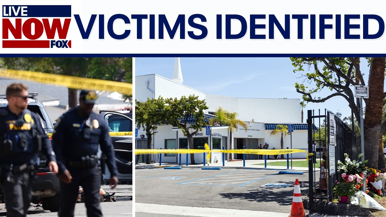 San Diego shooting: victims identified in mosque attack