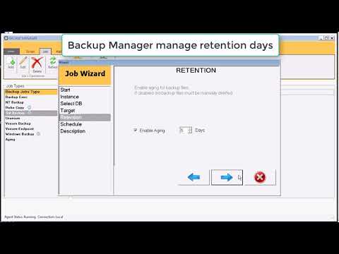 Free Backup Manager - How SQL Backup Job creation