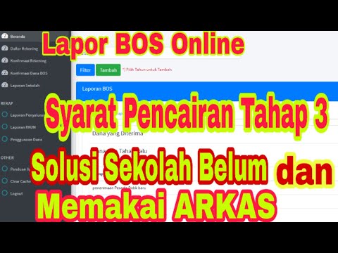 Syarat Pencairan Tahap 3, Cara Laporan BOS K7a Online 2020 di Situs bos.kemendikbud.go.id_Calon Guru