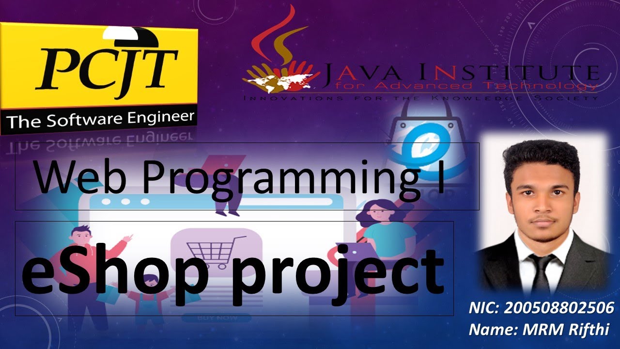 Web Programming I eShop project Task 13