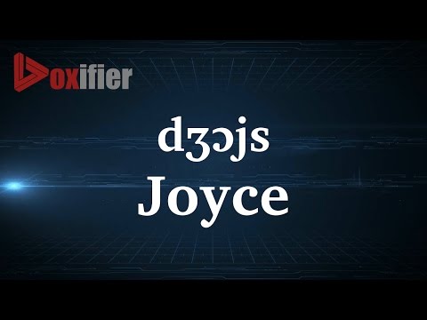 How to Pronunce Joyce in French - Voxifier.com
