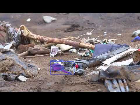 AI solution detecting trash in images and videos