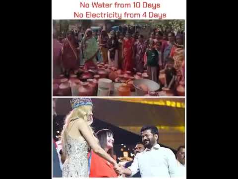 In Sangareddy District of Telangana these people do not have Water from 10 Days and Electricity from
