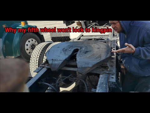Fifth wheel won't lock to trailer kingpin watch this before you waste time and money