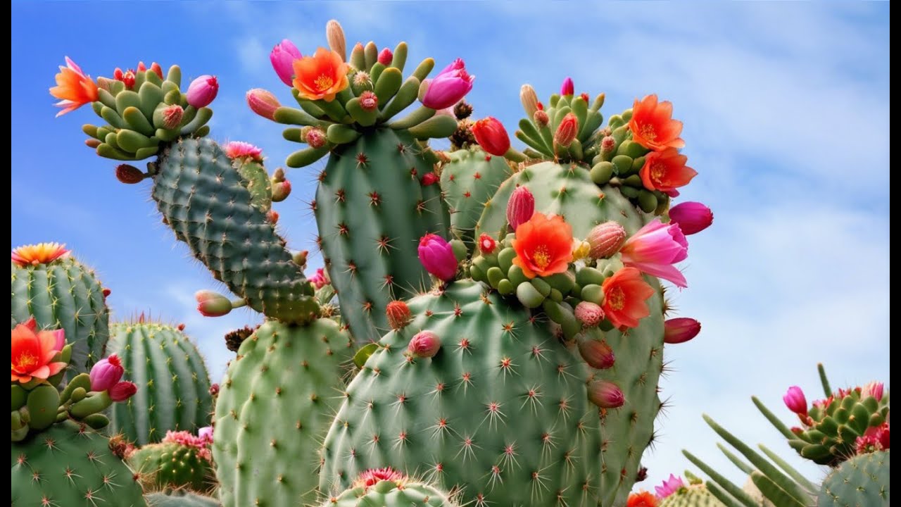 Rare Cactus Flower Blooming – Stunning Time Lapse