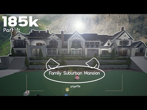 Bloxburg: Family Suburban Mansion | Roblox Bloxburg | Speedbuild
