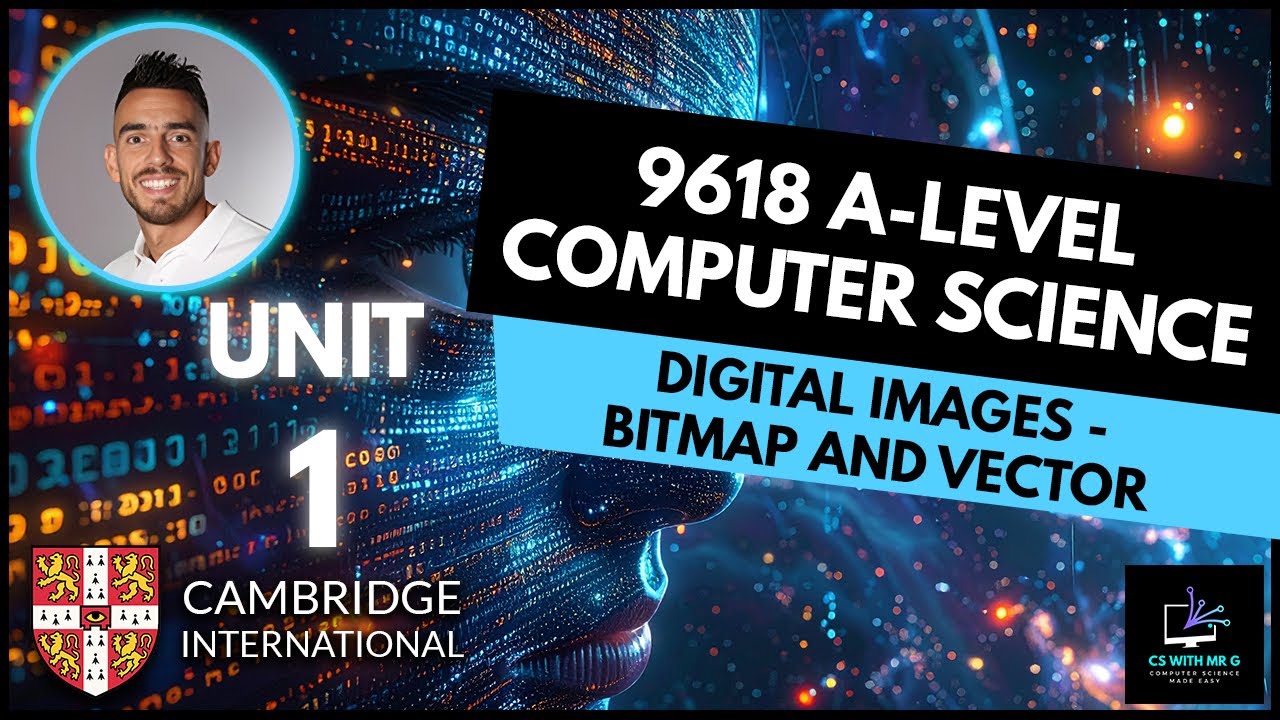 9618 AS Level Computer Science | Unit 1 Lesson 6: Digital Images | Bitmap Vector Pixel Resolution