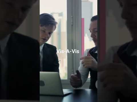VIS-A-Vis | How to use vis-a-vis in sentence | Meaning of vis a vis #vocabularybuilding #correctusa