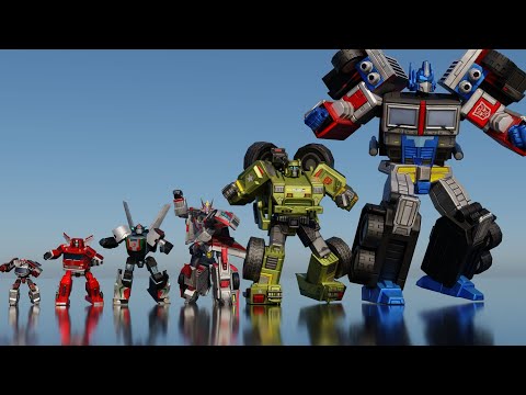 Autobot Transformer Size Comparison