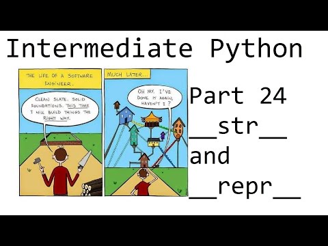 Learn str and repr Intermediate Python Programming p 24 - Mind Luster