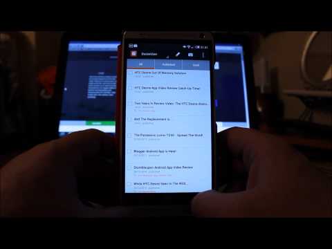 Blogger & Squarespace Android App On The HTC One Max Smartphone