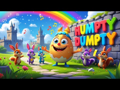 HUMPTY DUMPTY | Nursery Kid's Poem | Video #kids #viralvideo #nurseryrhymes #english #poems