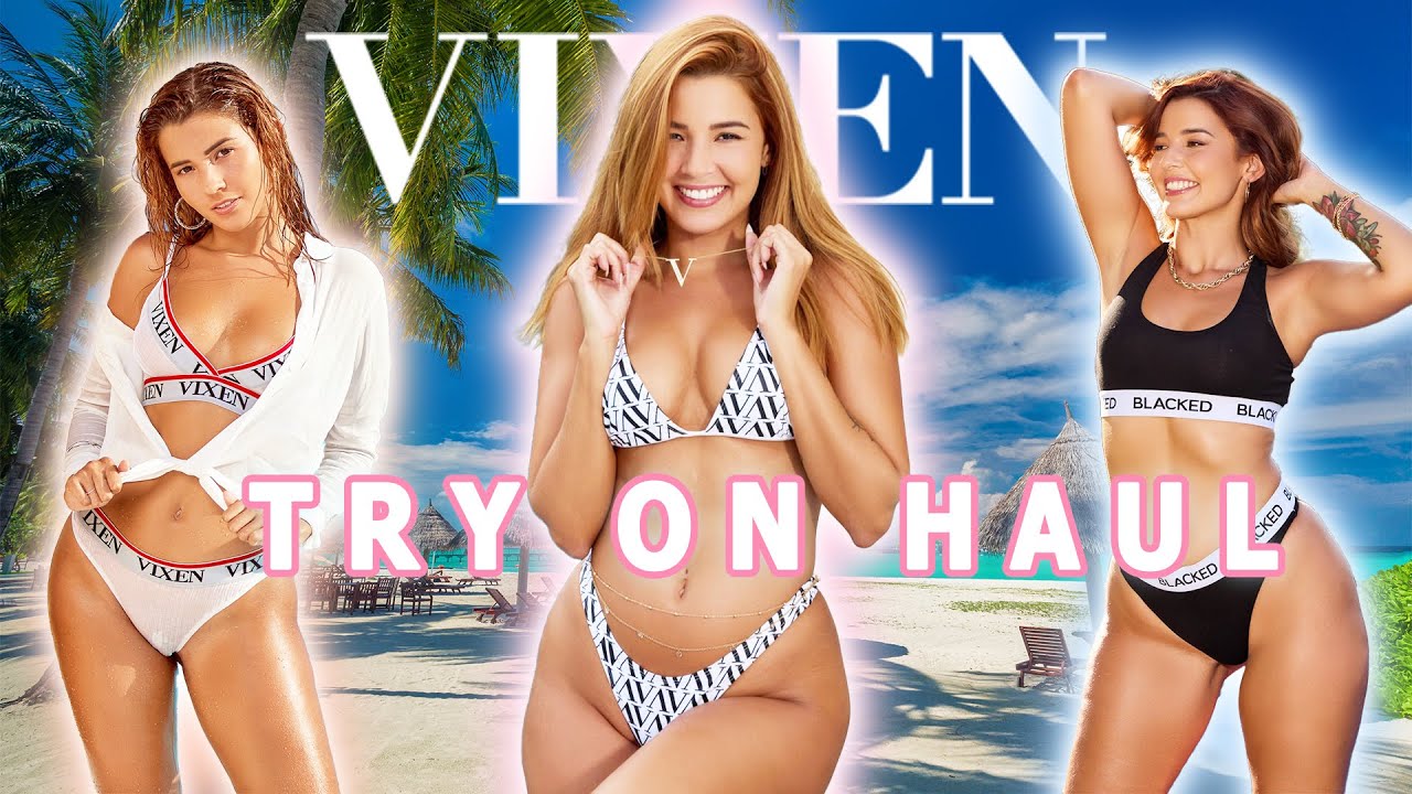 VIXEN SWIMWEAR TRY ON HAUL & How Agatha Vega Started Working with VIXEN, BLACKED, TUSHY!