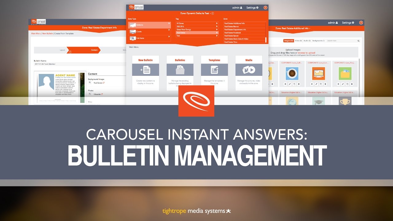 Carousel Training: Managing Bulletins