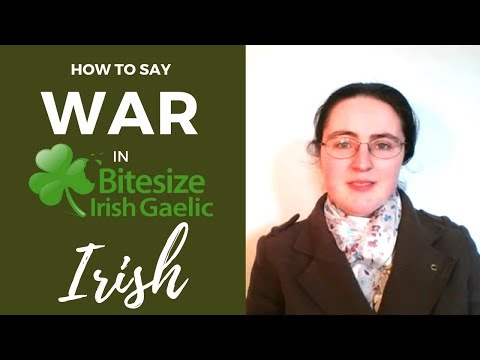 How to say "war" in Irish Gaelic