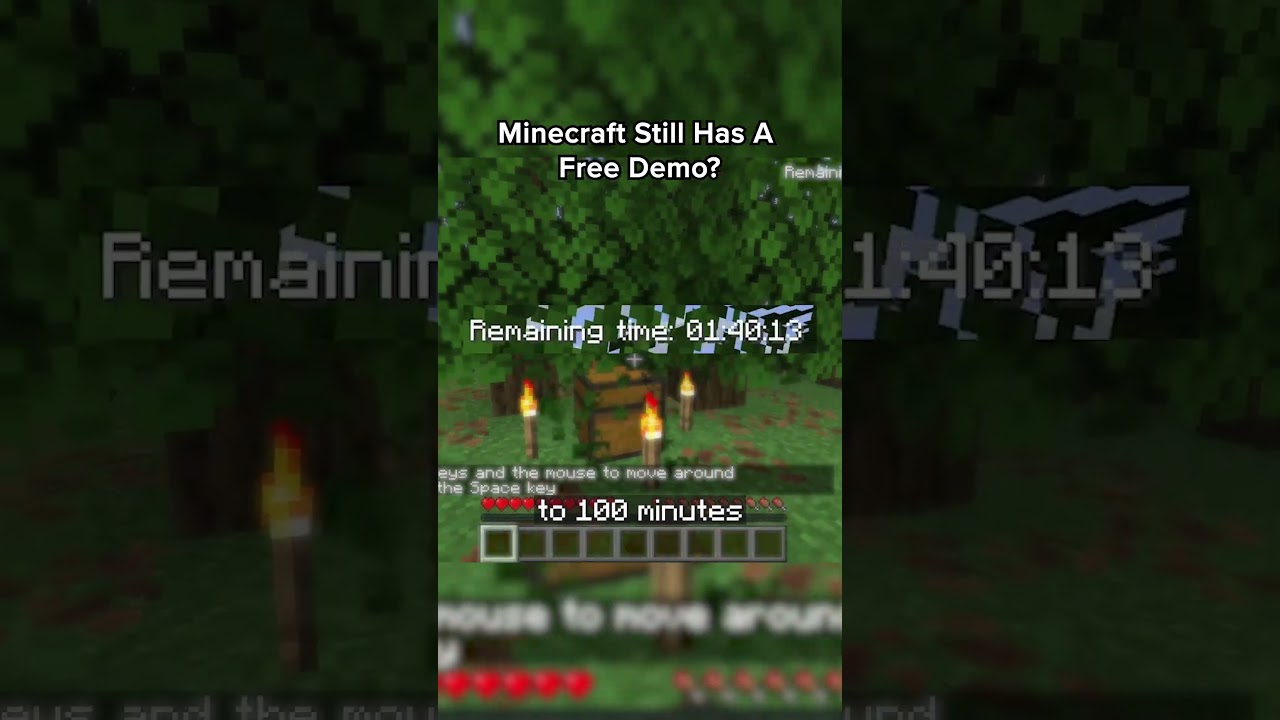Minecraft Still Has A FREE Demo?