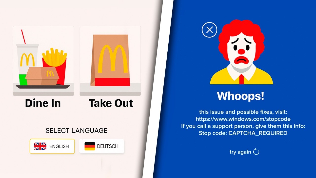 McDonald’s Kiosk Kill Screen
