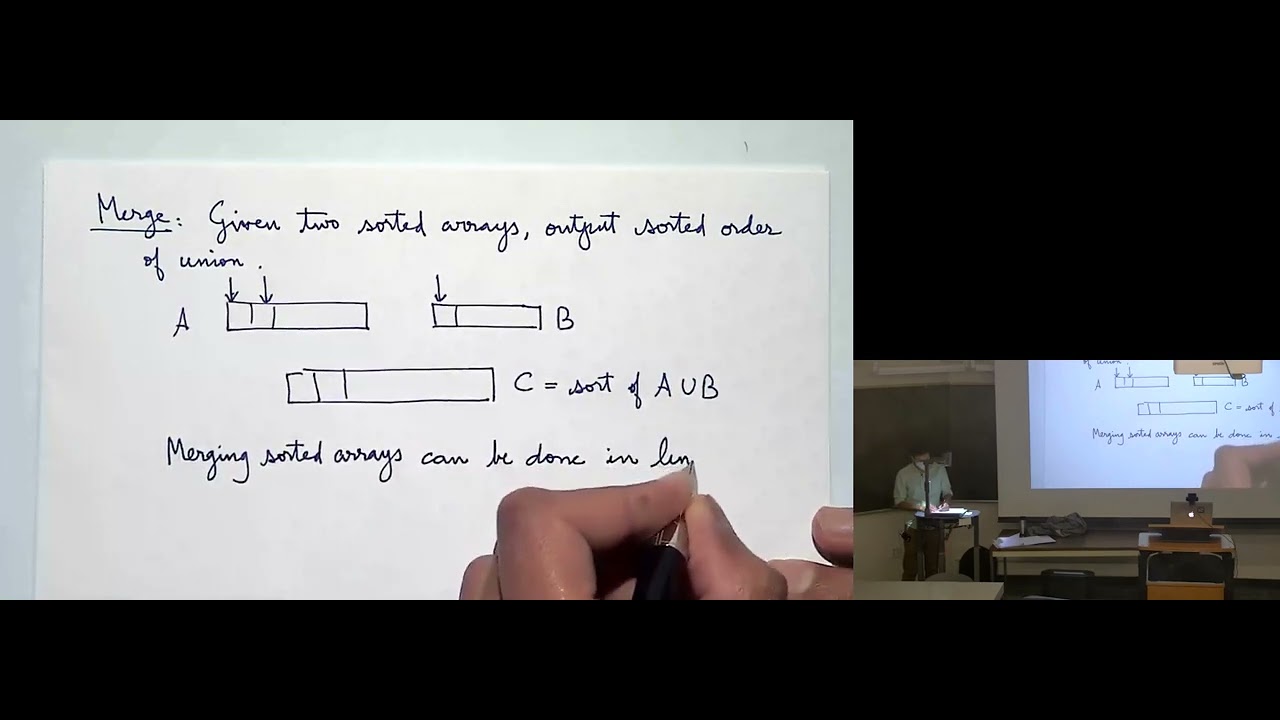 CSE201, Lec 13: Introduction to divide and conquer, Mergesort and the stock market problem