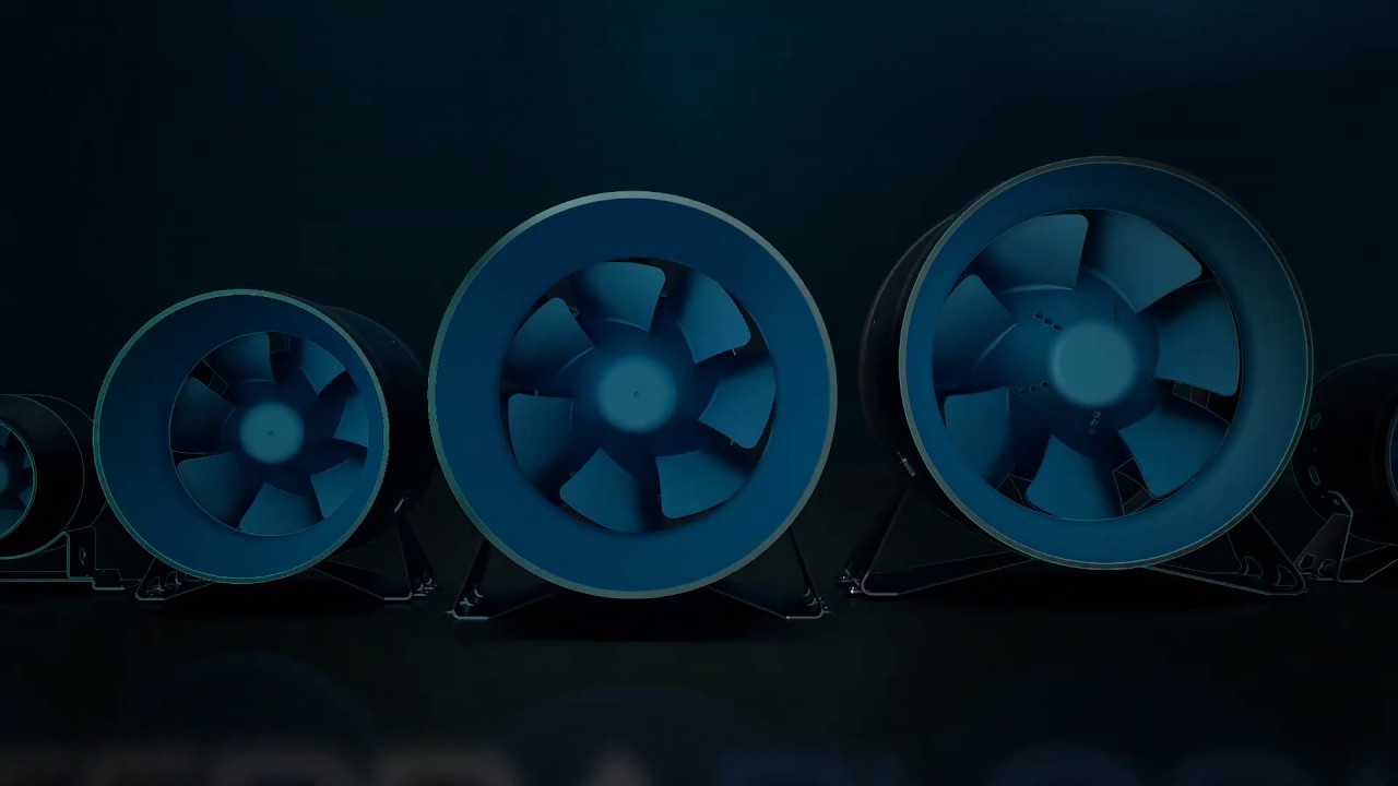 TerraBloom New Generation EC Inline Duct Fans With PWM and 0-10V Support