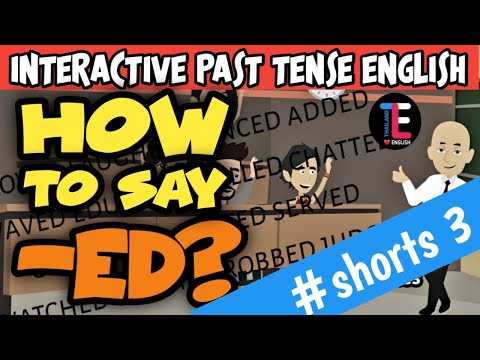 What does '-ed' sound like? #shorts (Thai sub) 3