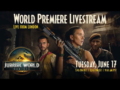 London Premiere with the Jurassic World Rebirth cast and filmmakers