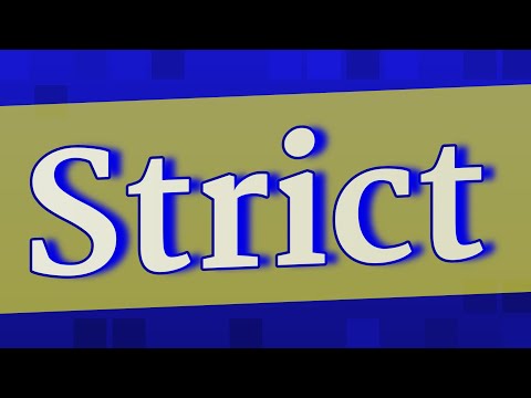 STRICT pronunciation • How to pronounce STRICT