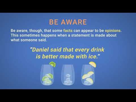 Fact or Opinion - Functional Skills (Level 1)