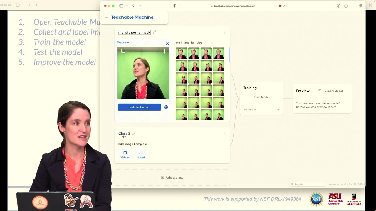 Teachable Machine Introduction, Step-By-Step
