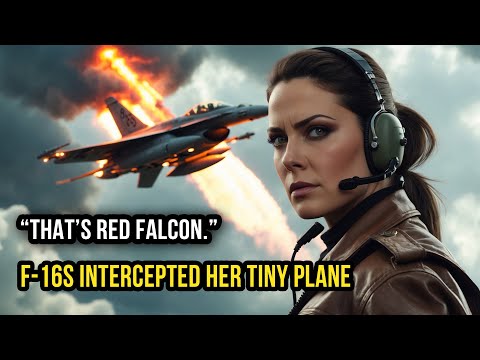 F-16s Intercepted Her Tiny Plane — Then One Whispered, “That’s Red Falcon.”