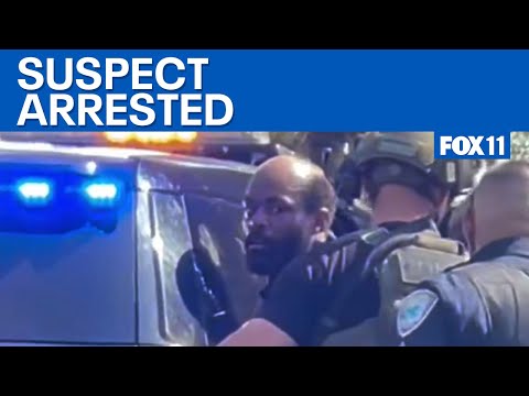 Santa Monica police officer shot, suspect arrested | FOX 11 LA