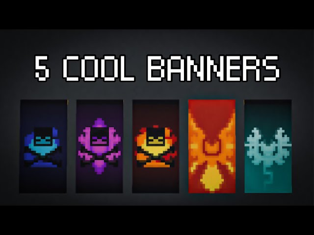 Top 10 cool banner patterns in Minecraft and how to make them