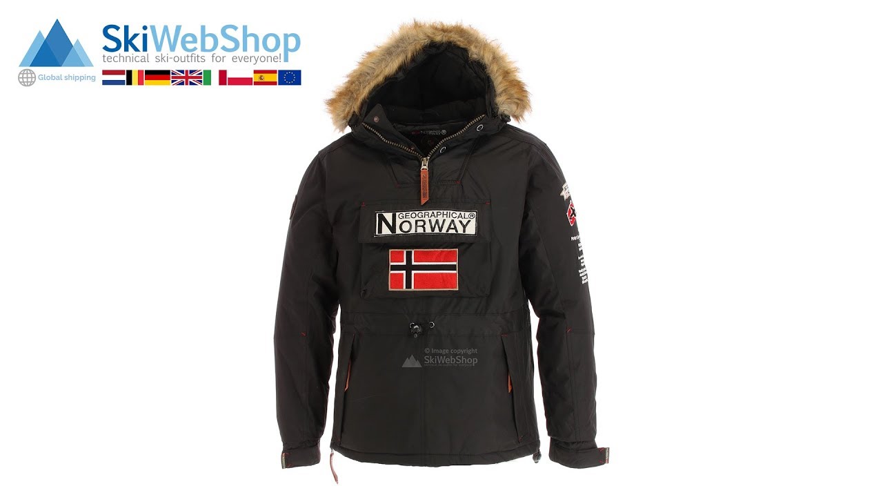 Geographical Norway Boomerang new 001 black | Ski jacket men | SkiWebShop