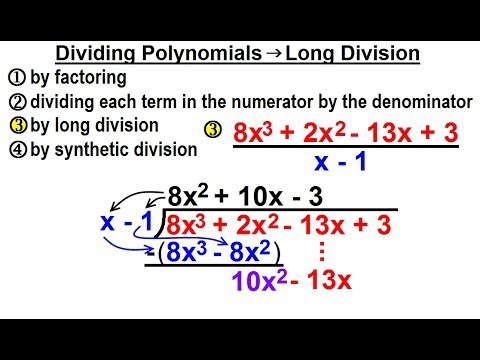 Algebra - Ch. 10: Rational Expression (21 of 33) Dividing Polynomial: Long Division