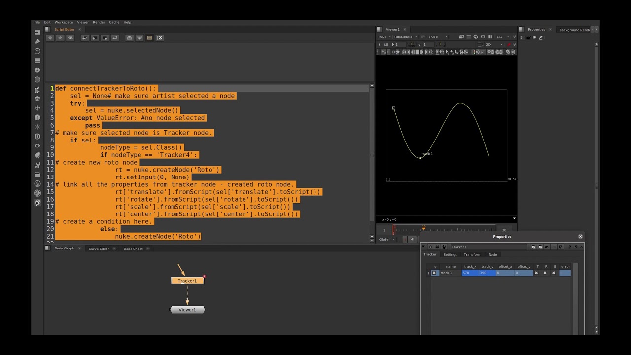 python scripting for foundry Nuke ; lesson - 03 ; Continue working on the script