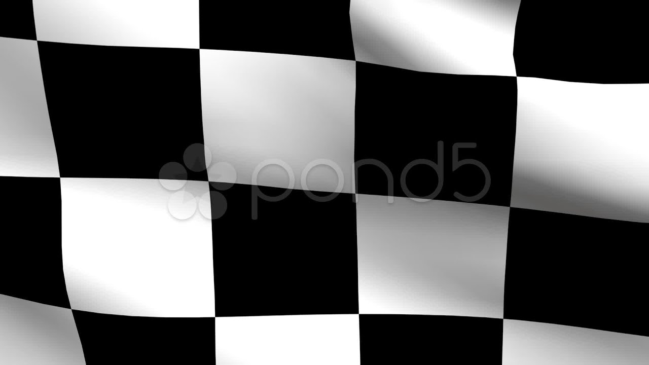 Checkered Flag Loop. Stock Footage