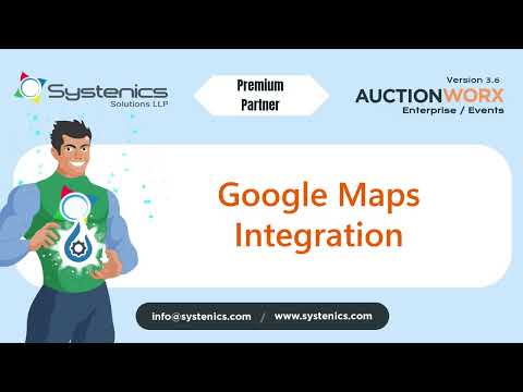 How to Add Google Maps to Auction Listings in AuctionWorx Enterprise 3.6