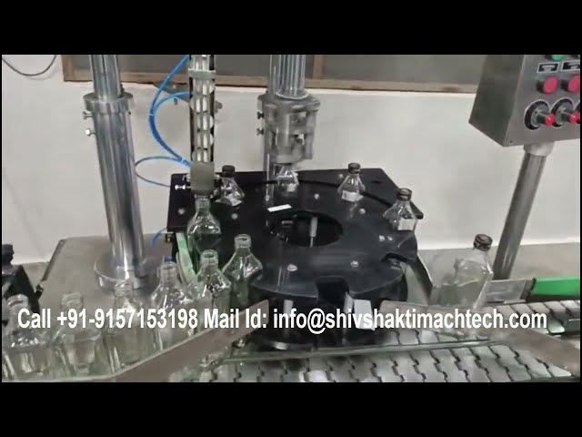 Ropp Cap Sealing Machine - Four Head Ropp Cap Sealing Machine ...