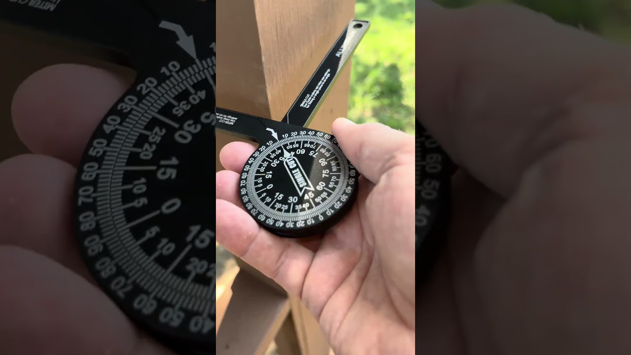 AltitudeCraft Miter Saw Protractor | CNC Machined Accuracy