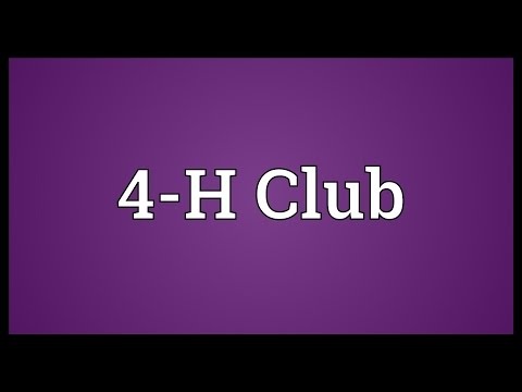 4-H Club Meaning