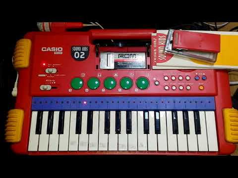 Very Rare Vintage Casio KS-02 Sound Kids whit ROM Pack | Reverb