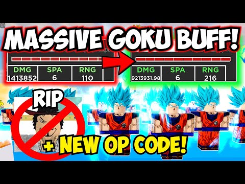 [NEW CODE] Blue Goku GOT A MASSIVE BUFF in All Star Tower Defense! RIP MIHAWK! (Aqua Koku ASTD)