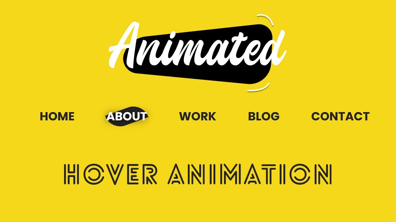 CSS Creative Menu Hover Effects | CSS Animation Examples