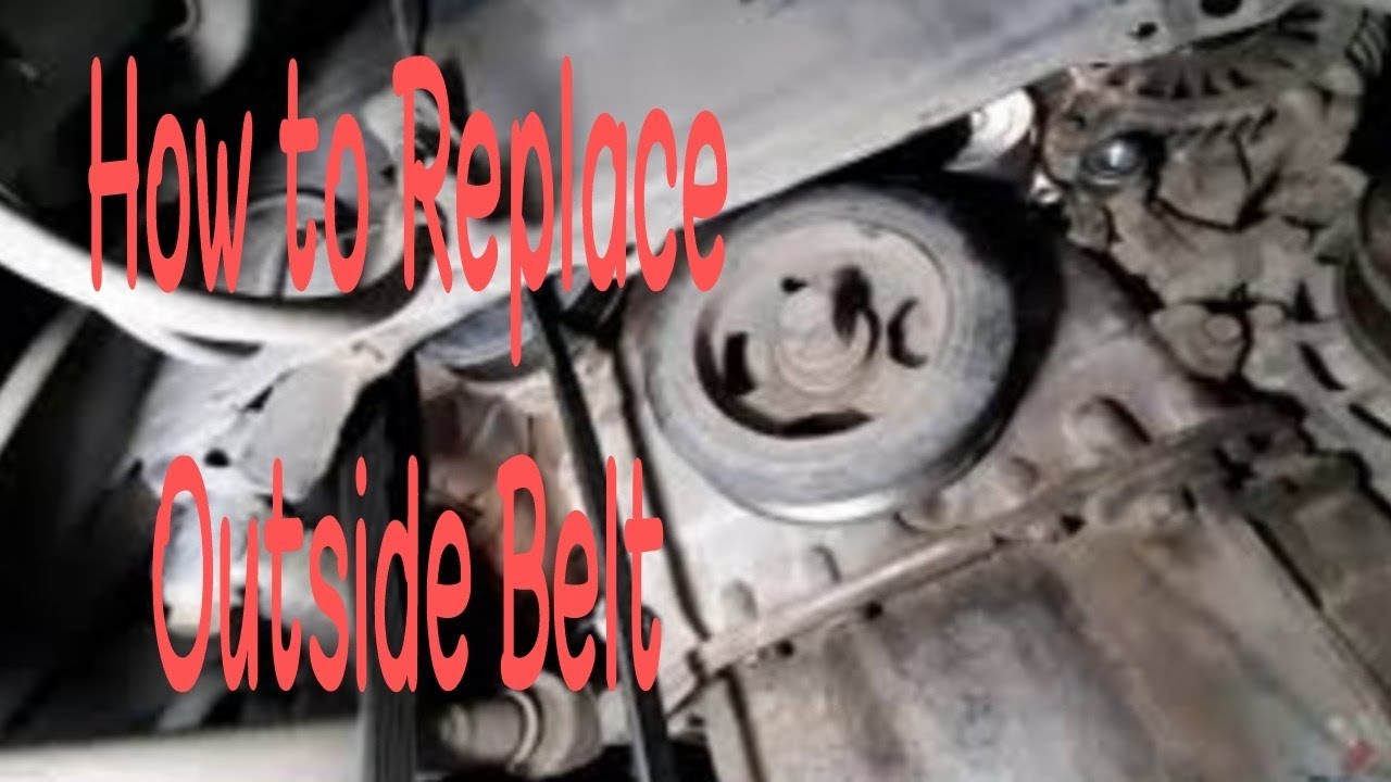 How To Replace Outside Belt, Auto Tensioner And Idler Pulley.(Mitsubishi Lancer Ex 2.0 Liters)