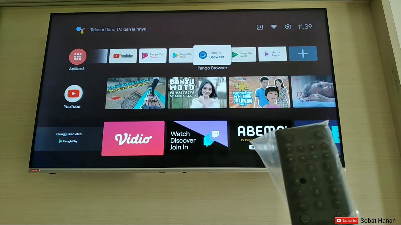How to open YouTube and browse Google using a smart TV