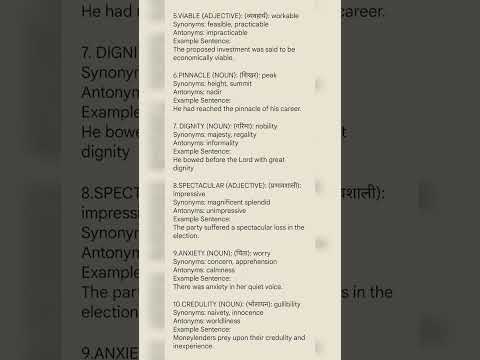 The Hindu Vocabulary 30/08