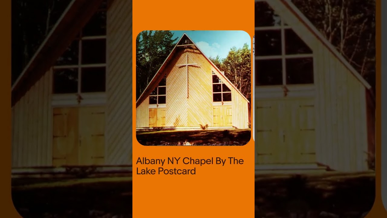 Albany NY Chapel By The Lake Postcard