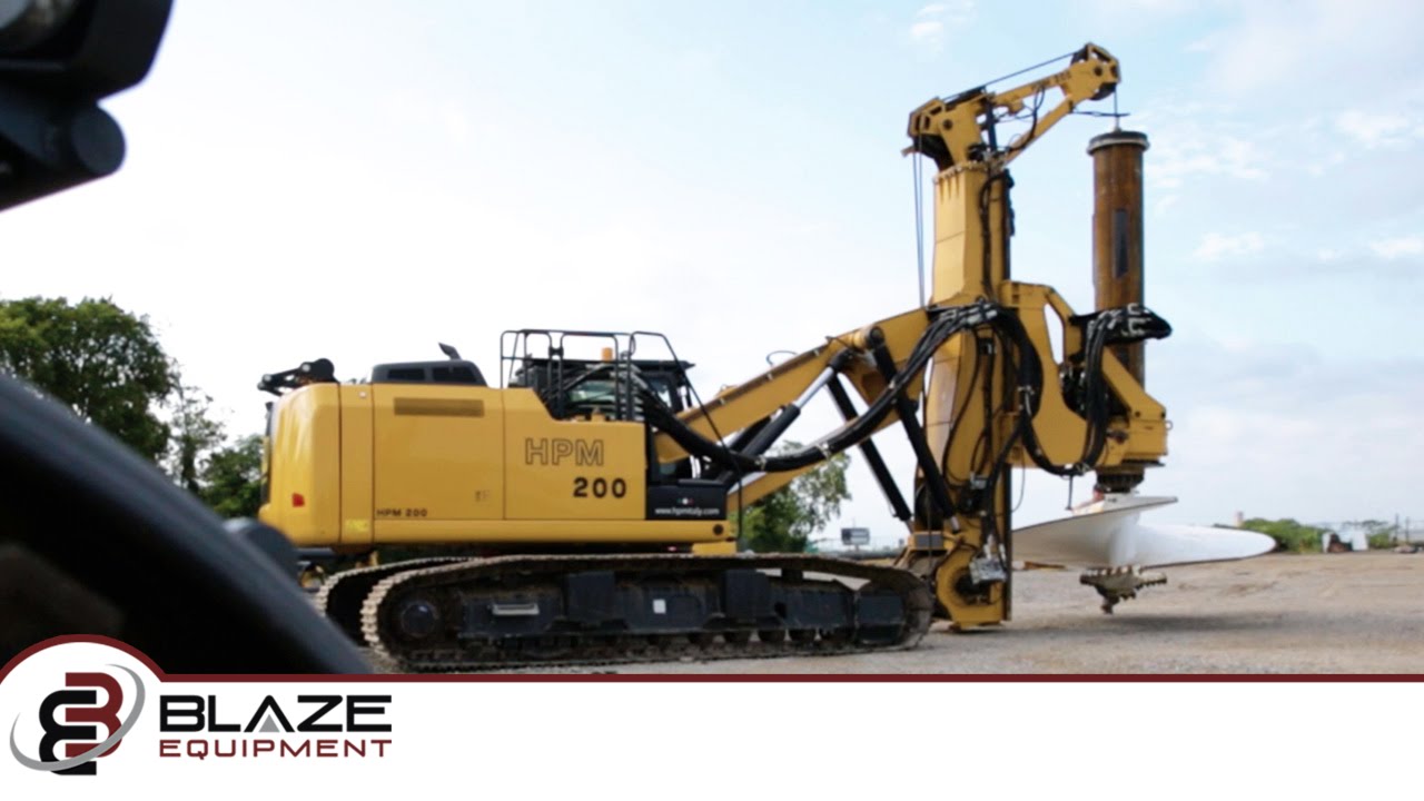 HPM 200 Drill Rig | Foundation Drilling Rig | Blaze Equipment