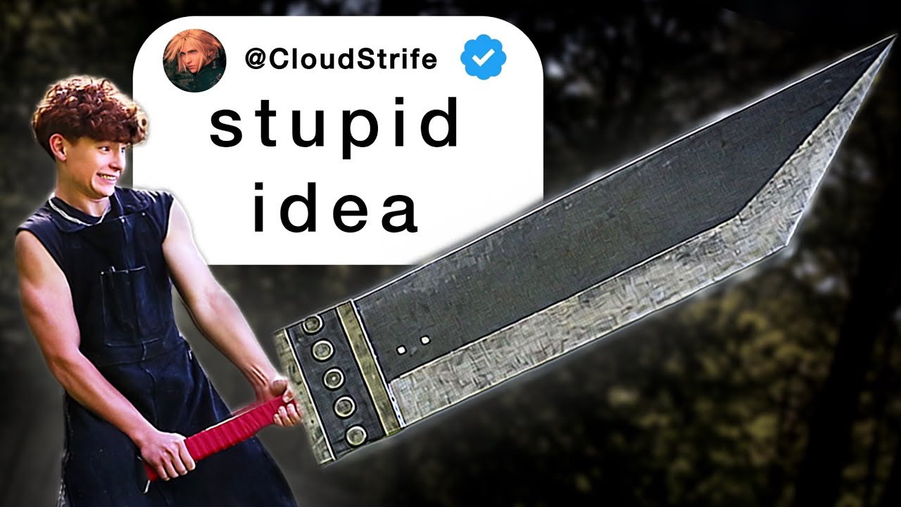 I Made a Sword That's Bigger Than Me