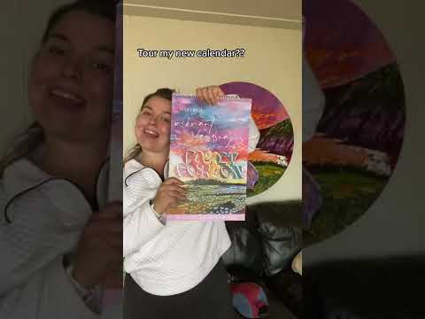 2023 Calendar, Colourful with 12 Art Prints Included!